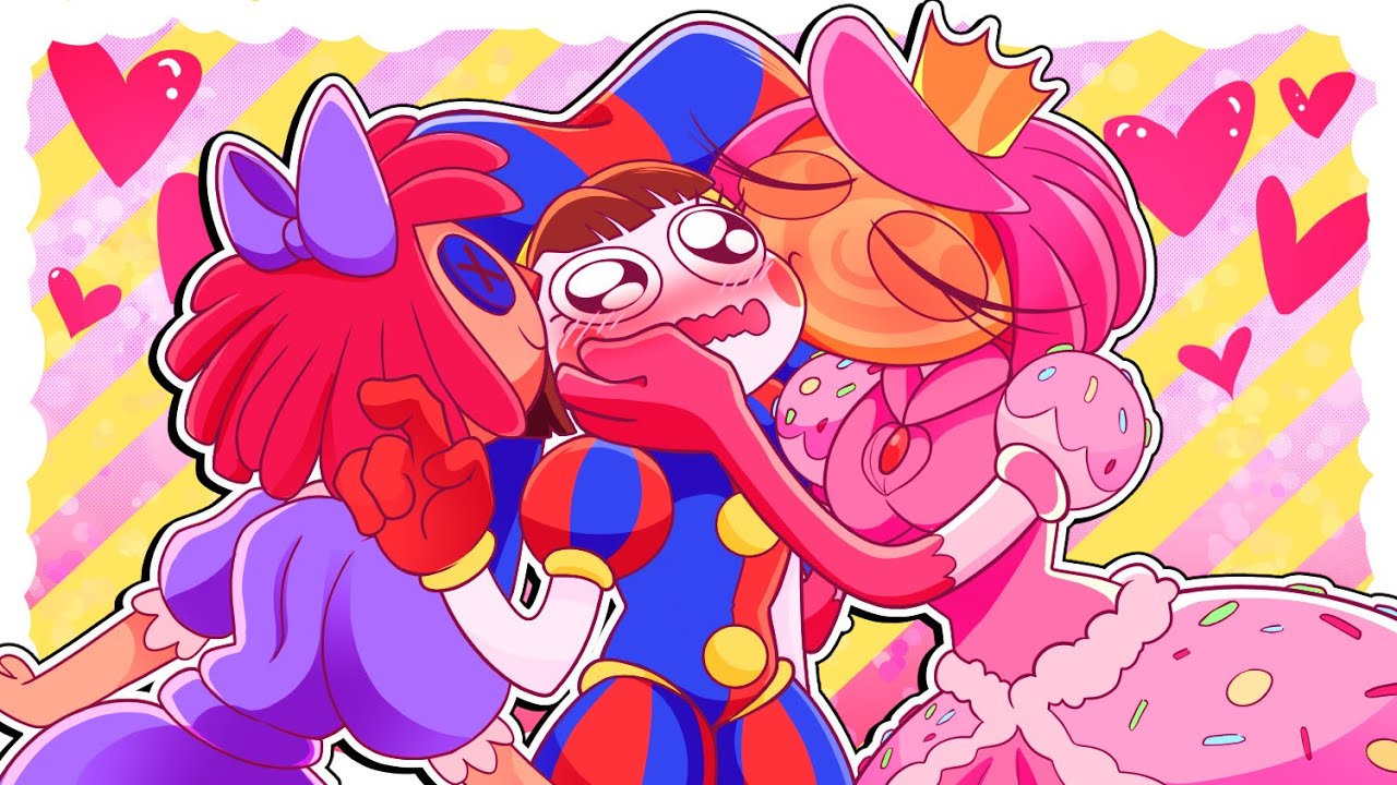 Pomni X Ragatha X Loolilalu's Sugary Sweet Victory Kiss | Amazing ...