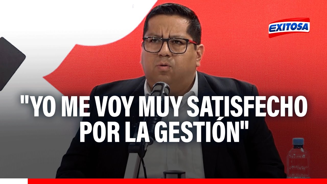 🔴🔵Alex Contreras: "Me voy muy satisfecho por mi gestión en el ...