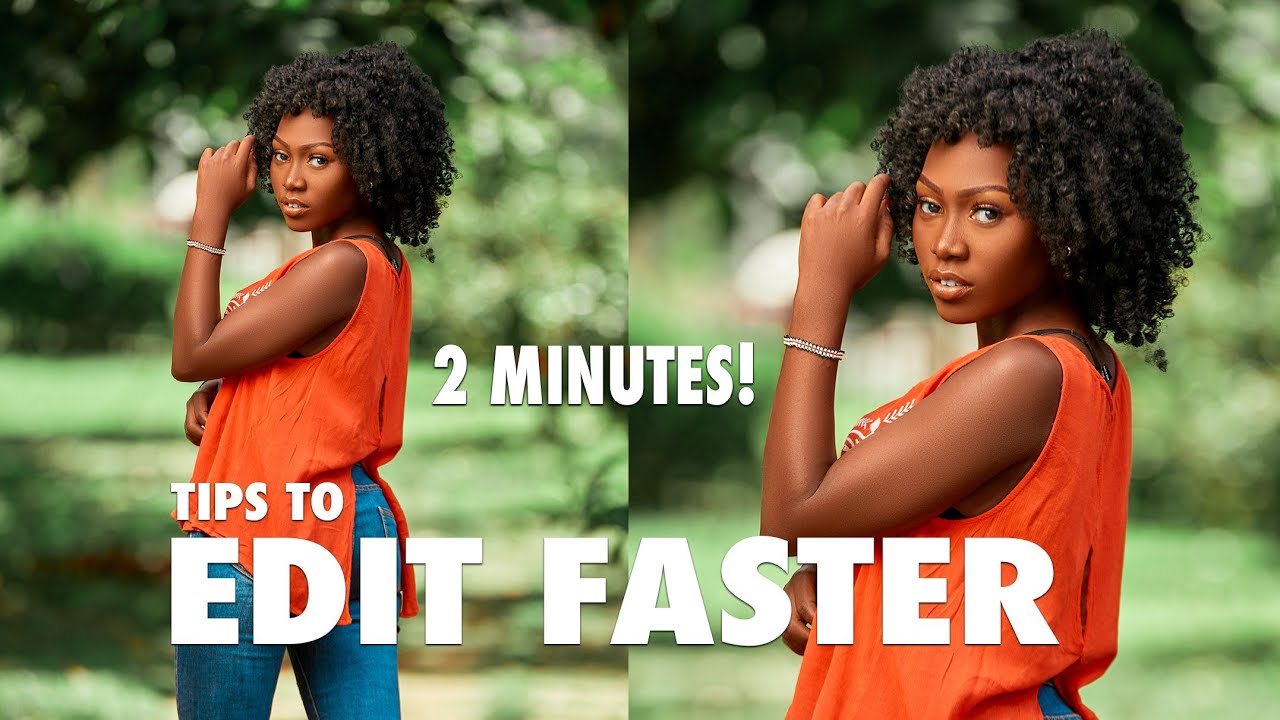 TIPS TO EDIT PHOTOS FASTER IN PHOTOSHOP - YouTube
