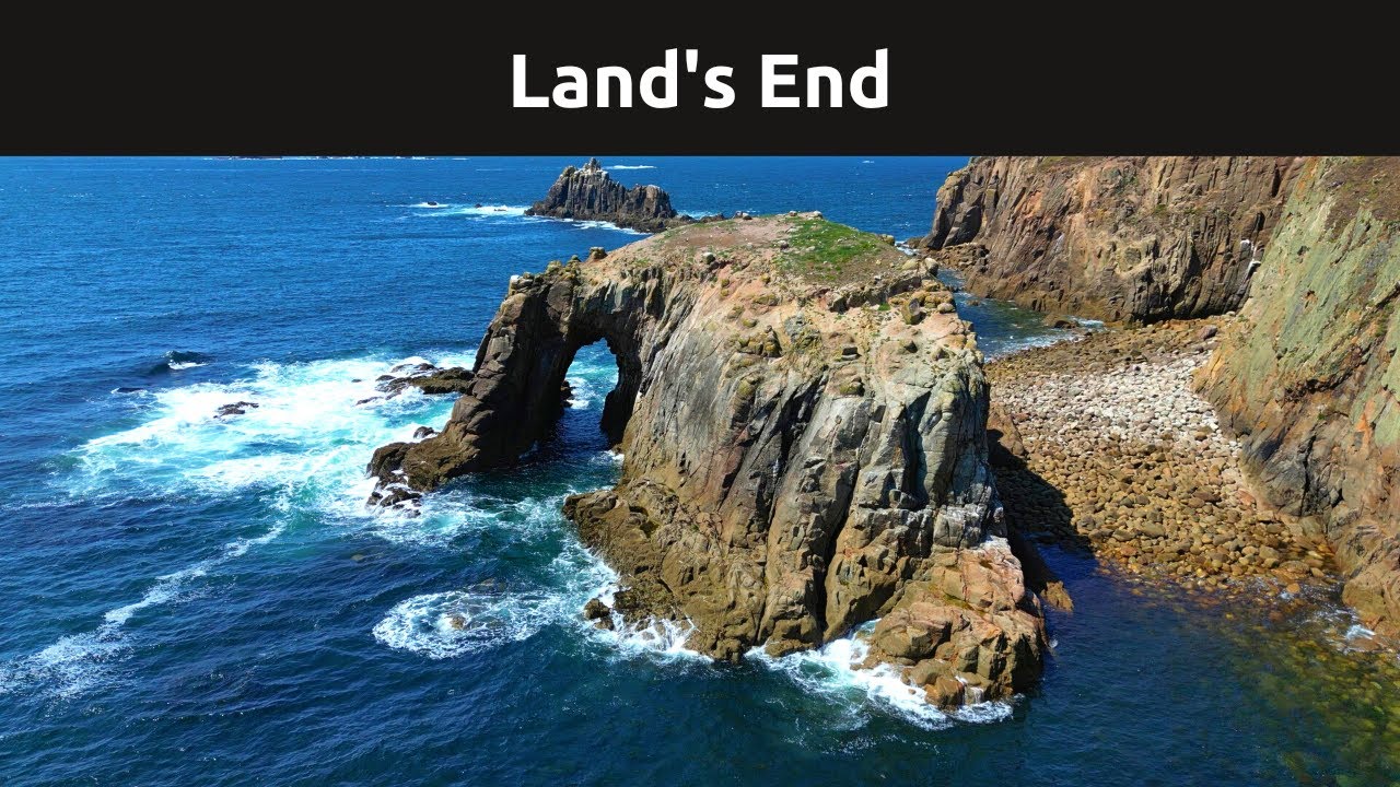 Land's End, England - Drone Flight - YouTube