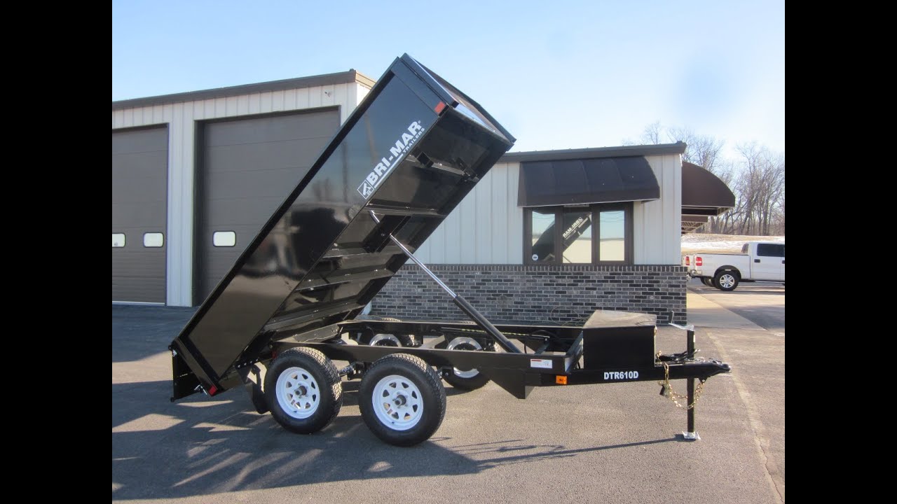 6' X 10' Bri-Mar 7K Deck Over Dump Trailer For Sale - Trailer ...