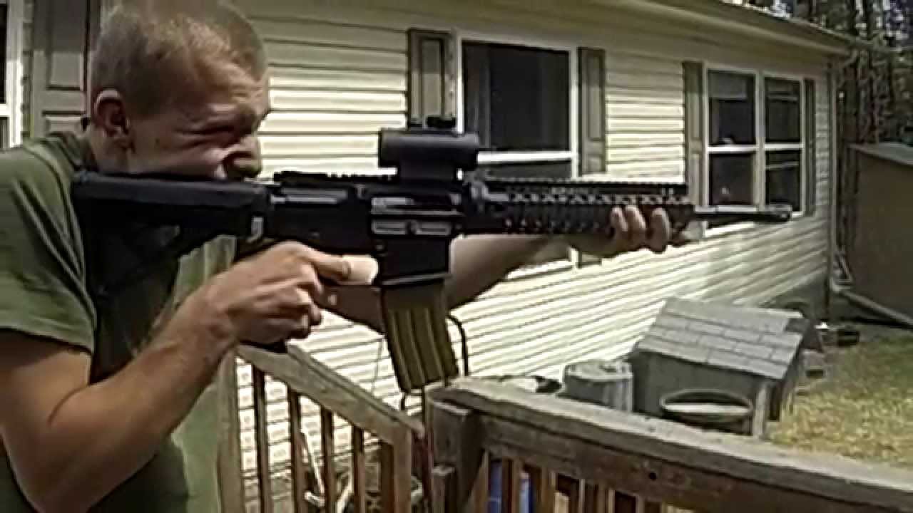 WE GBB M4 Open Bolt Rifle Shooting Test - Semi-Full Auto - YouTube