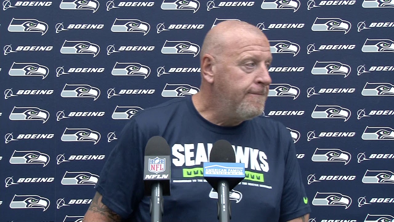 Seahawks Offensive Line/Assistant Head Coach Tom Cable Week 7 Press ...