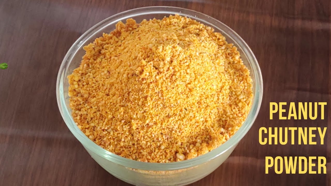 Peanut Chutney Powder recipe/Peanuts Chutney Powder/groundnut chutney ...