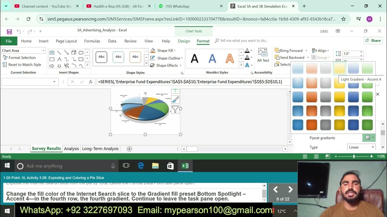 Excel 3A and 3B Simulation Exam | Excel 3A and 3B | #3A_Advertising ...
