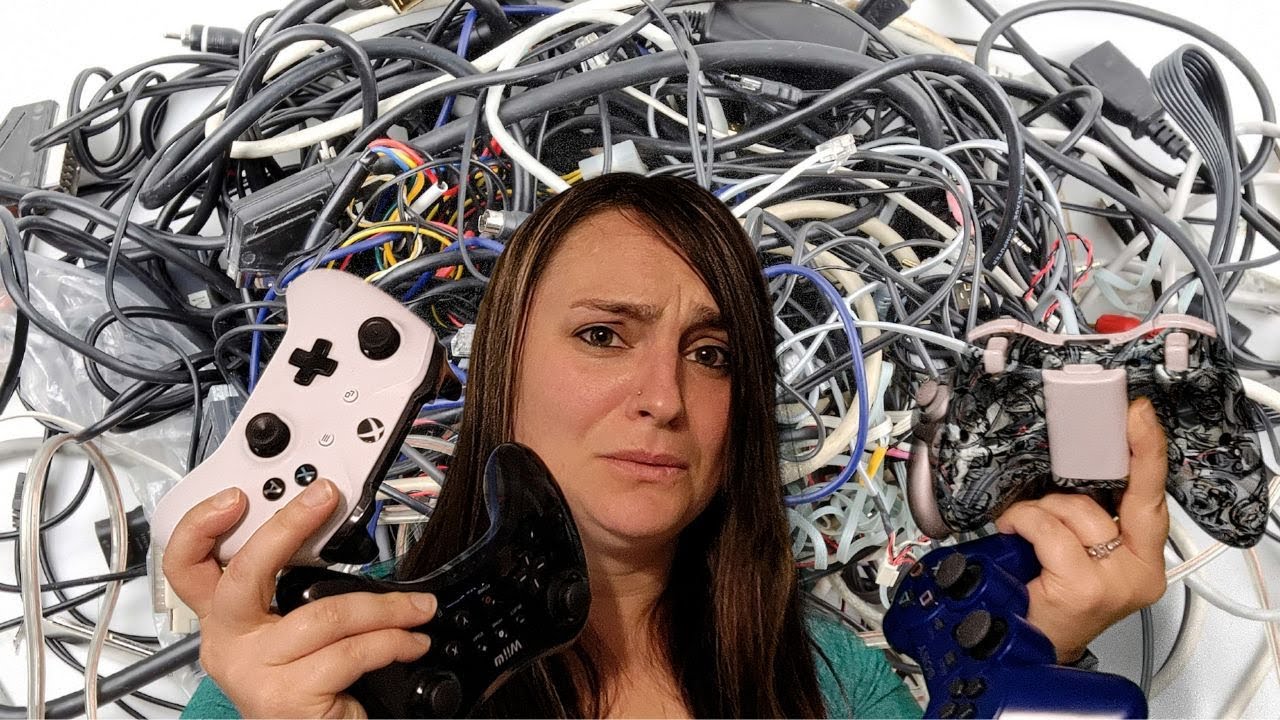 Game Controller and Cord management! - YouTube