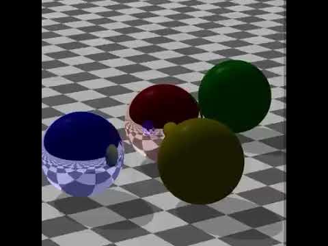 Ray Traced Spheres - YouTube