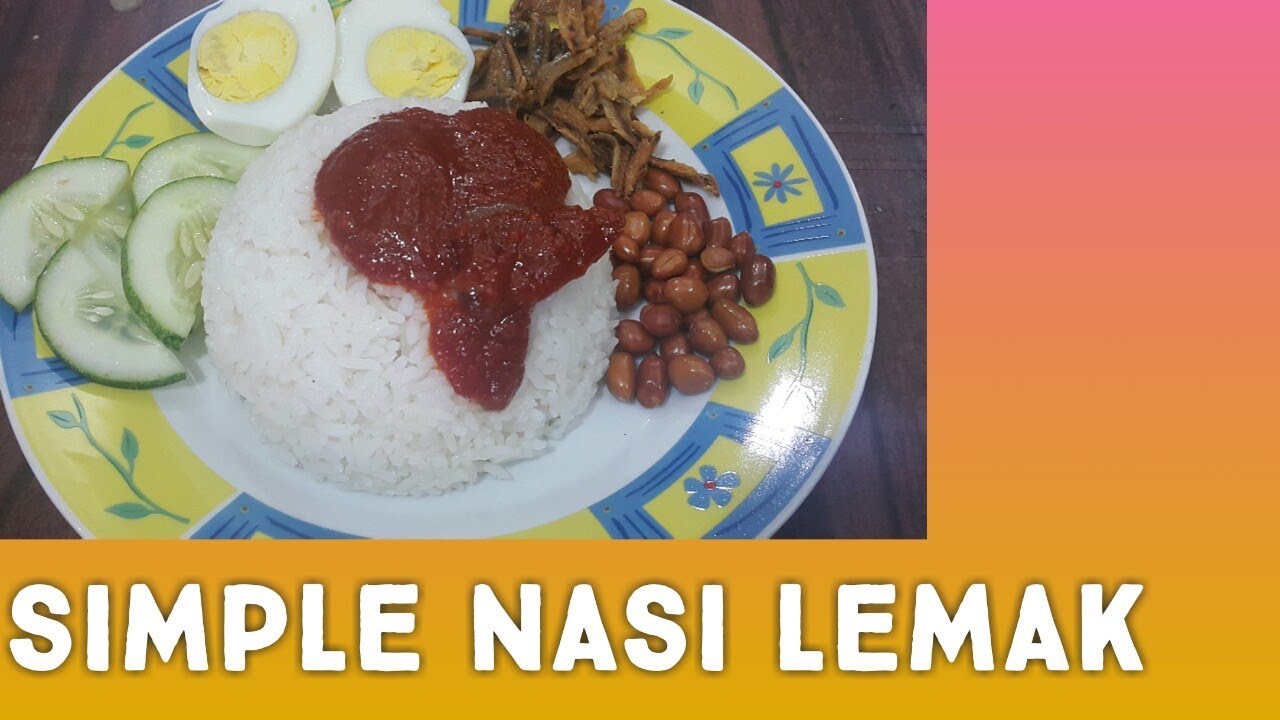simple nasi lemak recipe - YouTube