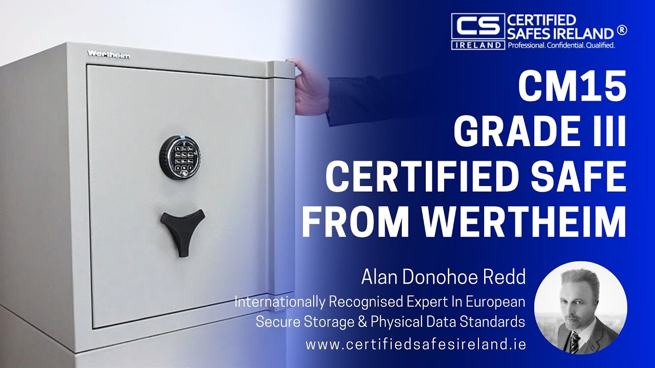 Wertheim Grade 3 Certified Safe CM15 And Alarm Integration - YouTube