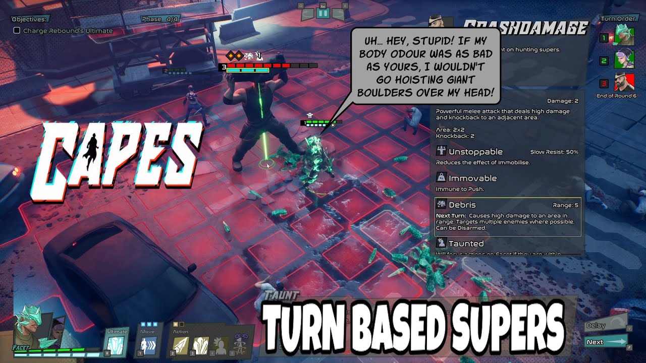 CAPES - Turn Based Super Hero Gameplay Preview - YouTube