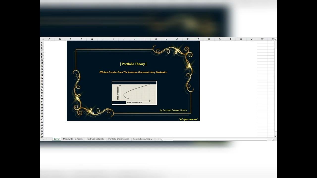 Portfolio Optimization in Excel (5.000 Portfolios) #nasdaq - YouTube