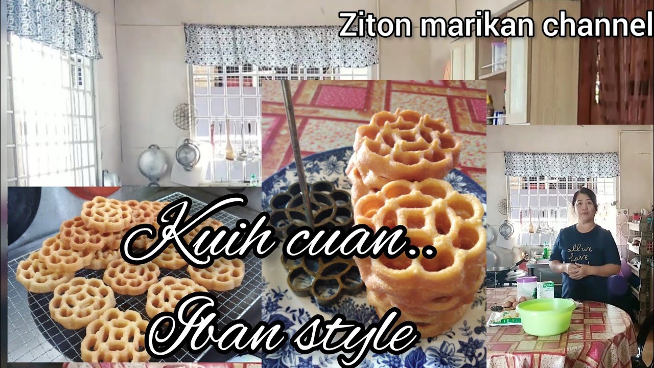 Buat kuih cuan @ kuih Ros.. Untuk Hari Gawai#kuihcuan - YouTube