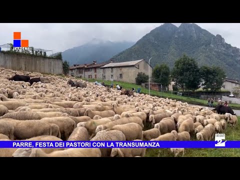 Parre, festa dei pastori con la transumanza - YouTube