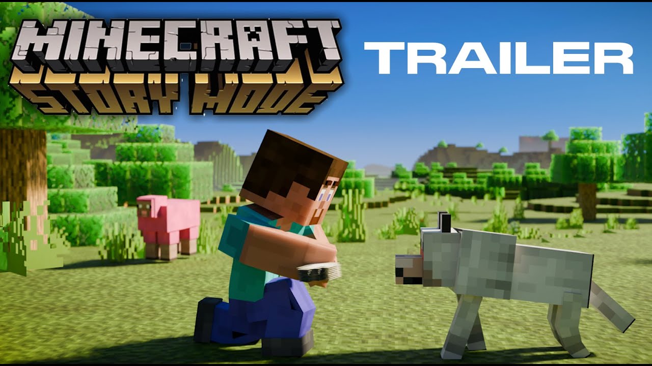 Minecraft Movie Trailer 2 ANIMATED LIKE STORY MODE - YouTube