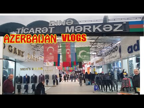 Azerbaijan Baku Bine Bazar || Baku Retail and Wholesale Market || Azerbaijan vlogs