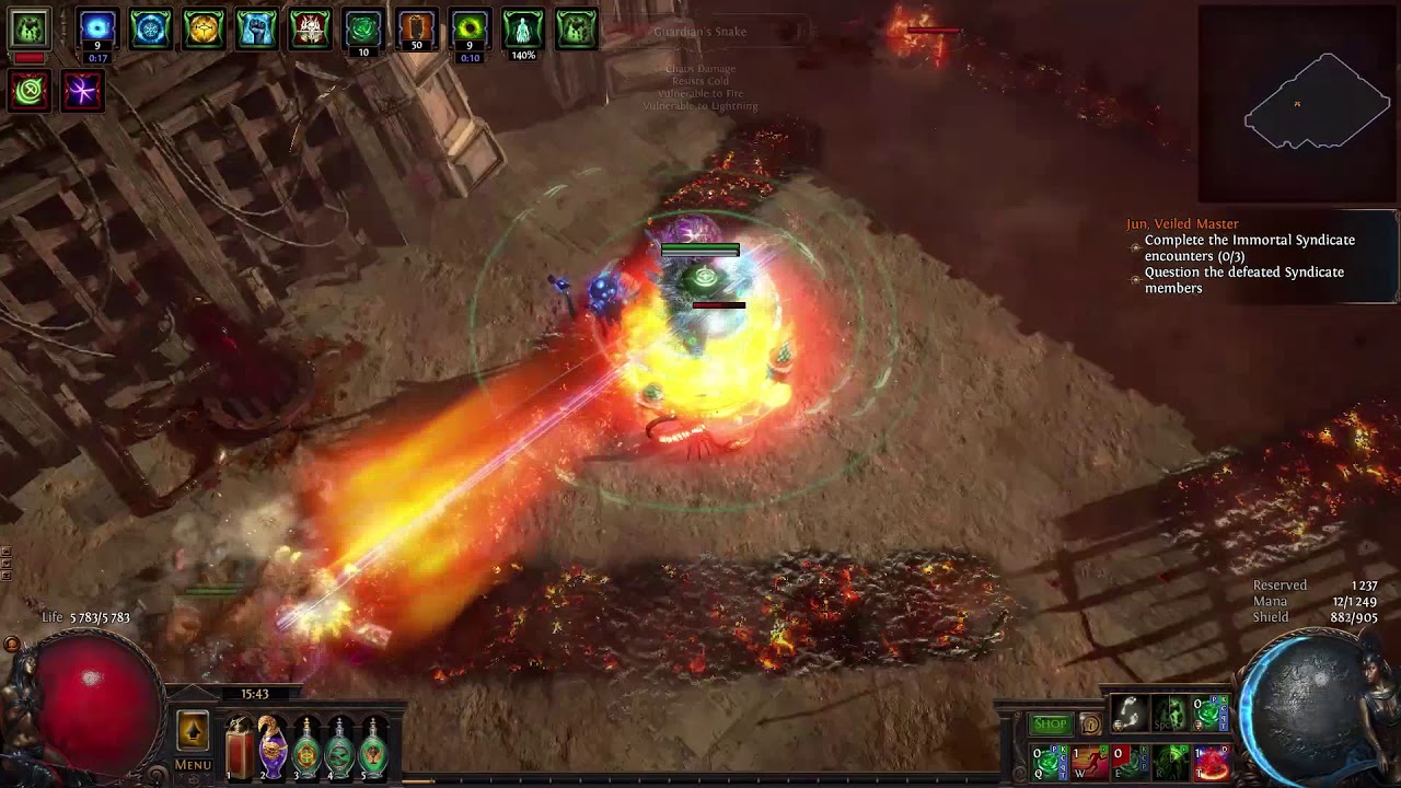 PoE Blade Vortex Assassin 3.8 blight - YouTube