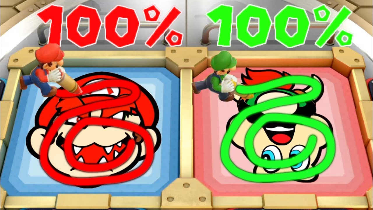 Super Mario Party Minigames - Mario Vs Boo Vs Monty Mole Vs Bowser Jr ...