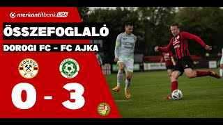 📺 ÖSSZEFOGLALÓ | DOROGI FC 0 - 3 FC AJKA by @Dorogi FC - eDayFm