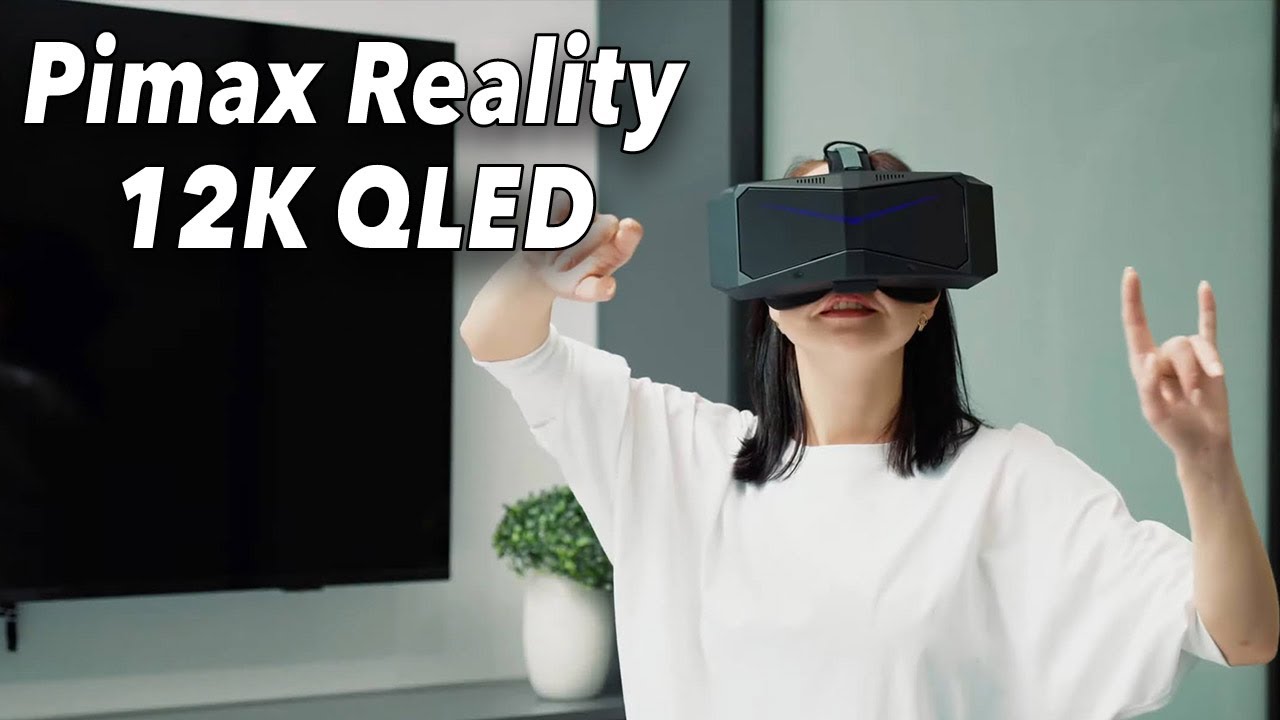 INSANE!!!!!! This is the Pimax Reality 12K QLED! 200 FOV, wireless ...