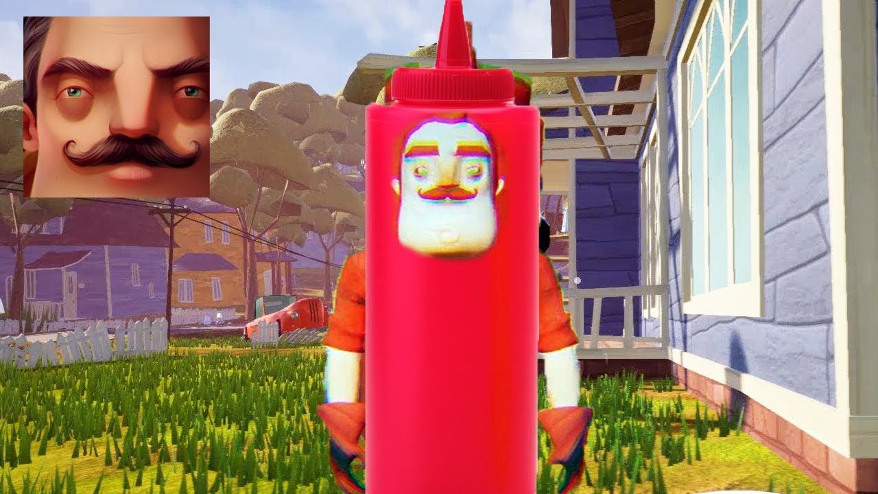 HELLO NEIGHBOR KETCHUP - My New Neighbor KETCHUP FULL HISTORY Gameplay ...