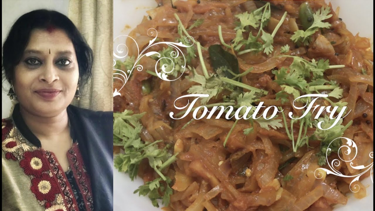 Quick and simple TOMATO FRY recipe | Kerala style | Viji Sreekumar ...