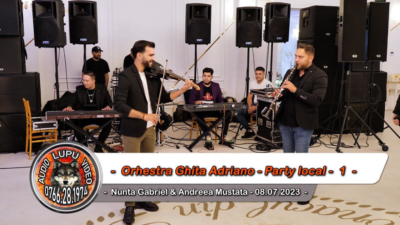 Orchestra Ghita Adriano - Nunta Gabriel & Andreea Mustata - Party local ...