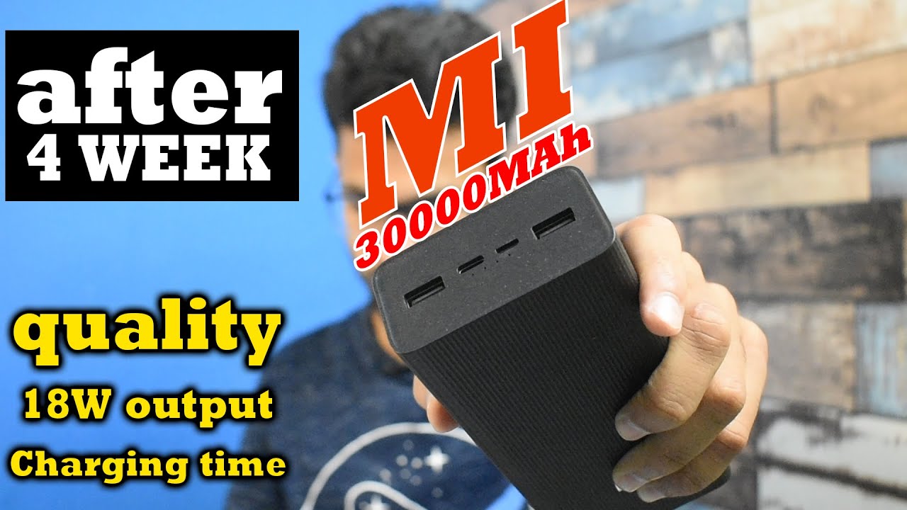 MI boost pro power bank 30000MAh after 4 week of use ???? MI 30000MAh ...