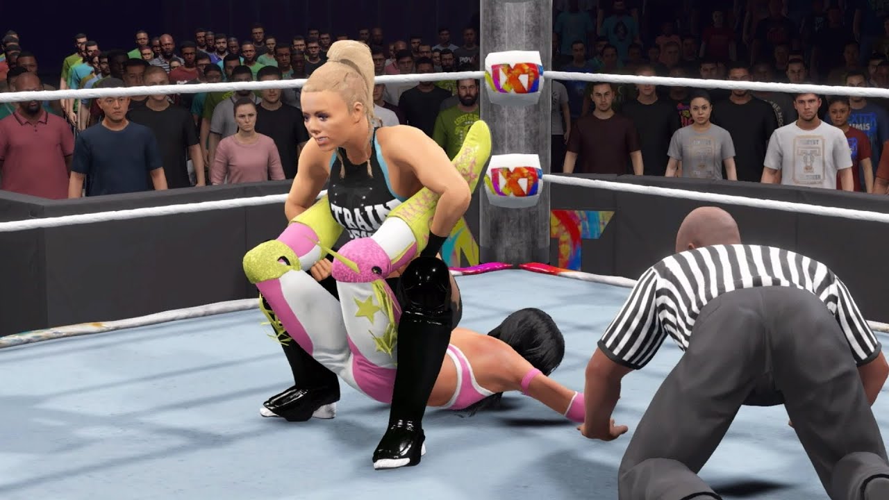 WWE 2K22 NXT 2. 0 IVY NILE AND TATUM PAXLEY VS SARRAY AND MEILEE - YouTube