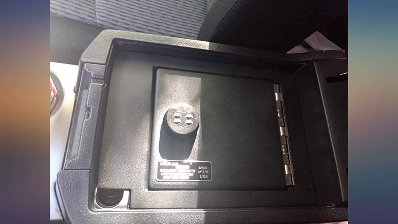 Lock’er Down Console Safe with 4 Digit Combo, Keep Personal Items ...