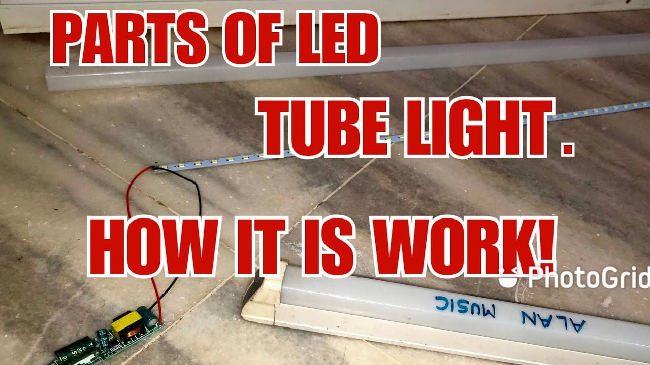 Inside LED tube light..how it's working... - YouTube