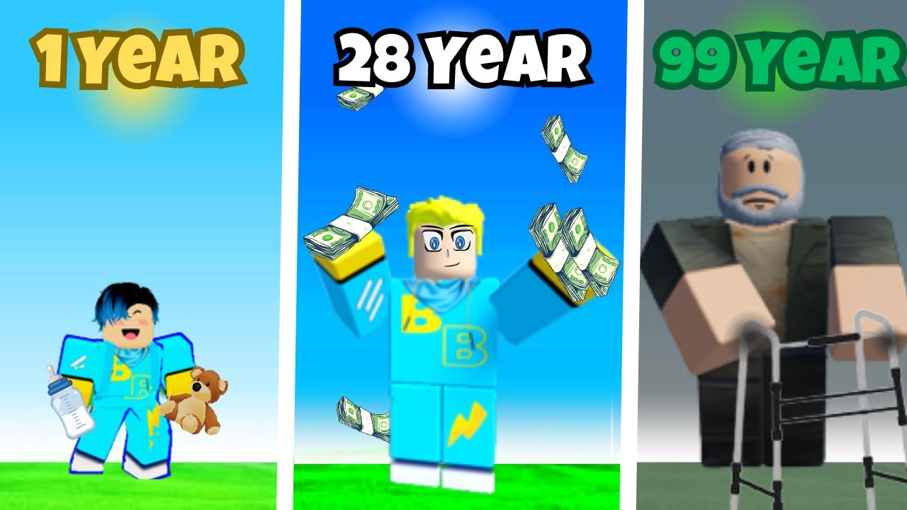 EVERY Second You Get OLDER IN ROBLOX!! | Blox Bluster_1 | #roblox # ...