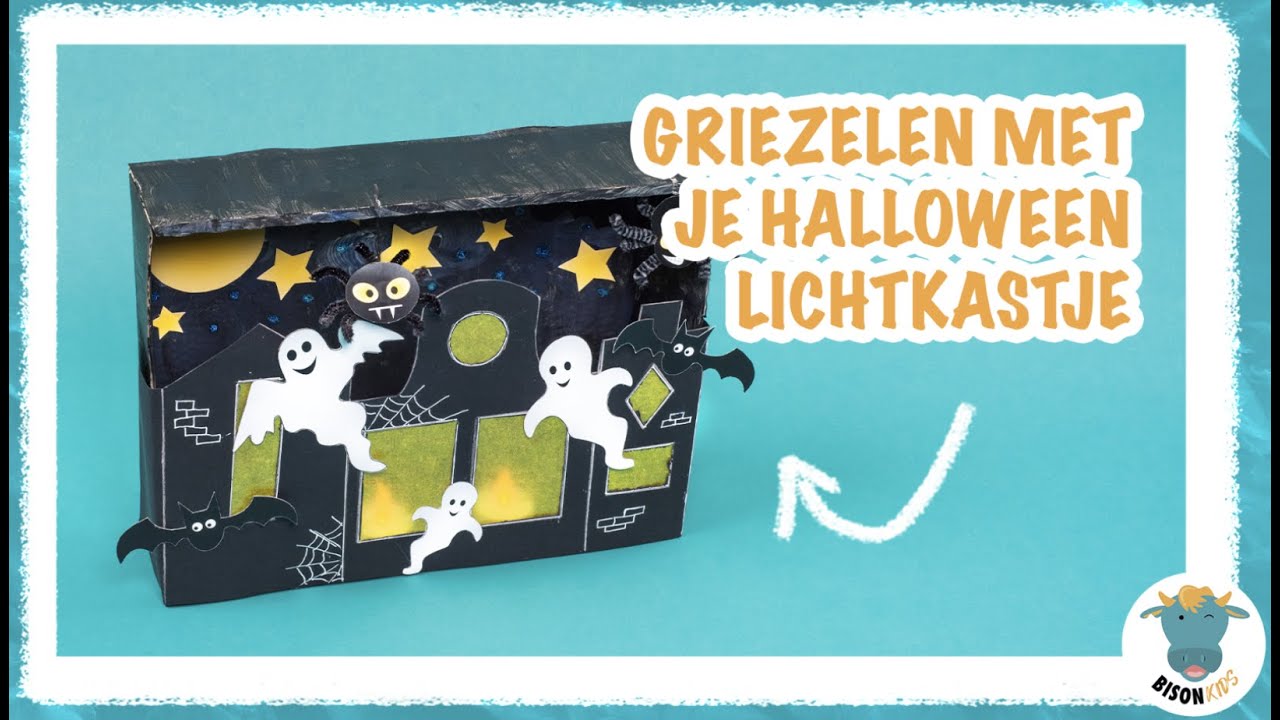 KNUTSEL EEN HALLOWEEN LICHTKASTJE - YouTube