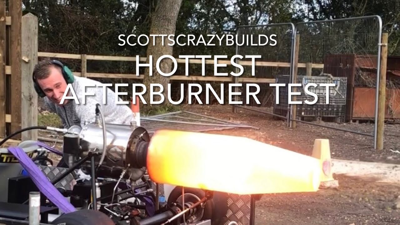 Hottest Afterburner Test with new Jet Engine Design… - YouTube