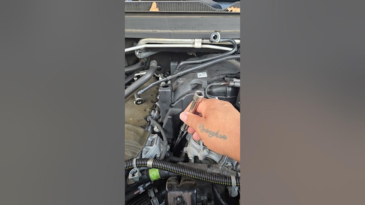 2018 Chevy Colorado coolant temperature sensor removal. Easy with the right tools - YouTube