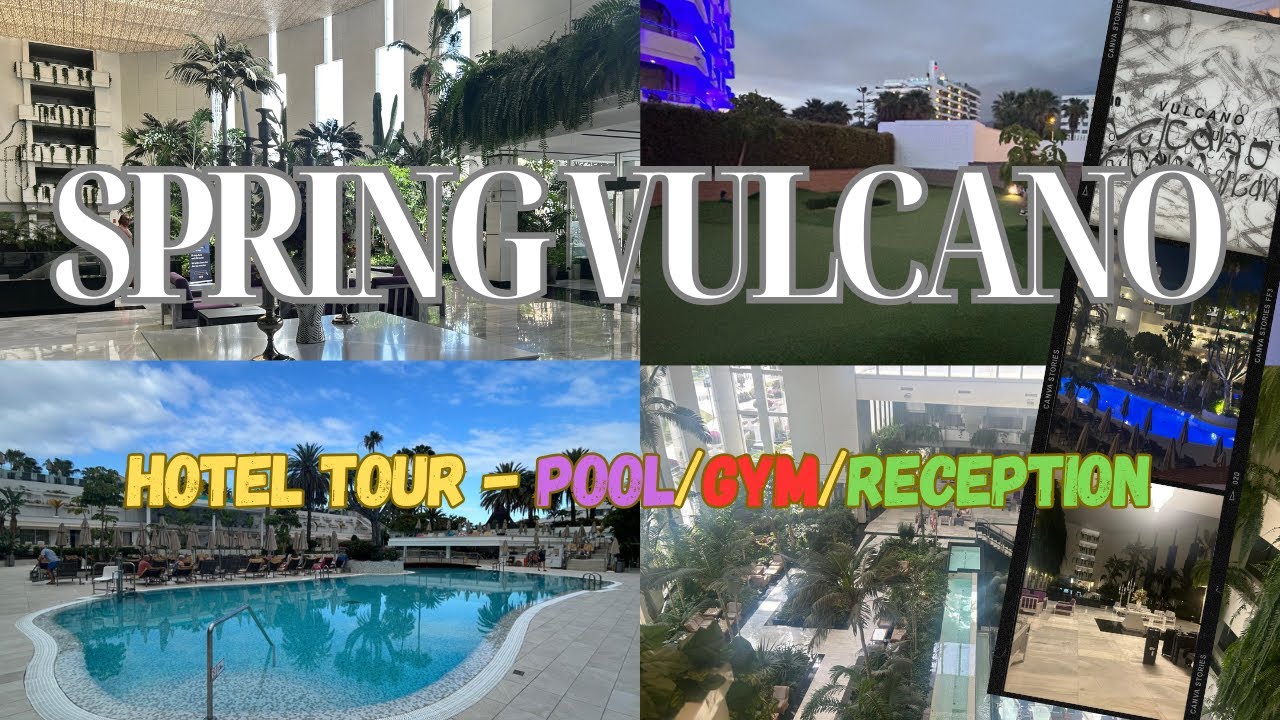 2024 Spring Vulcano Hotel Tour: Explore The Gym, Reception, And Pool ...