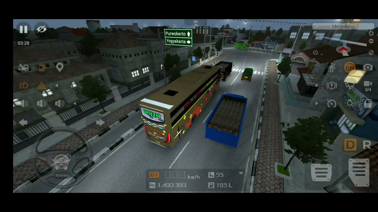 Bus simulator indonesia Madhuram travels 😎 🔥 😎🔥😎#bussimulatorindonesia ...