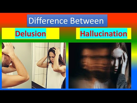 Psychology - Difference between Delusion and Hallucination - YouTube