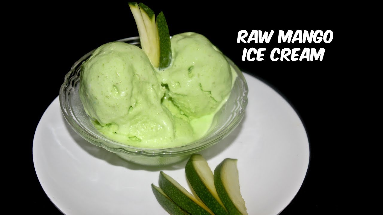 Raw Mango Ice Cream/Kairi Ice Cream/कैरीचं आईस्क्रिम/Kacche Aam Ki Ice ...