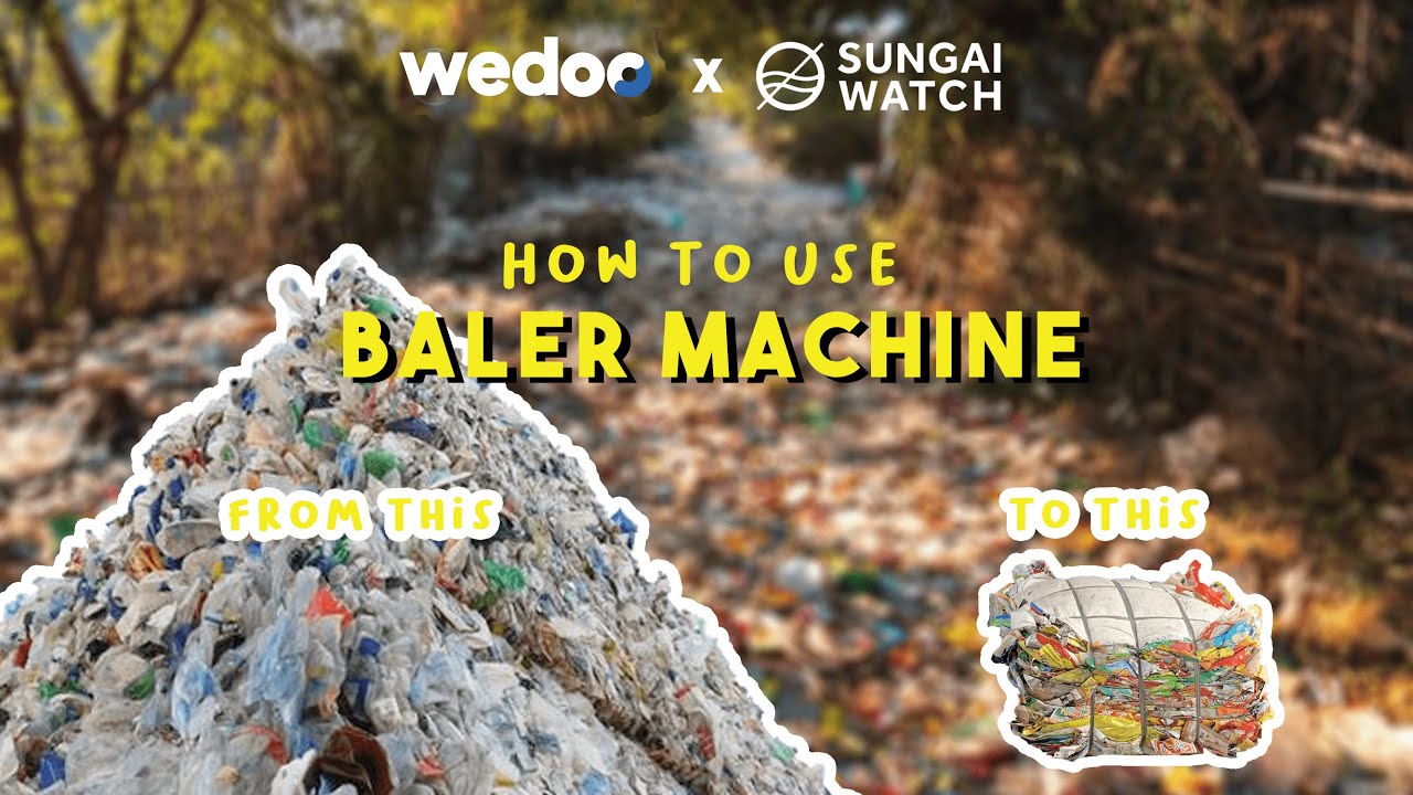 HOW TO USE BALER MACHINE? WITH @sungaiwatch - YouTube