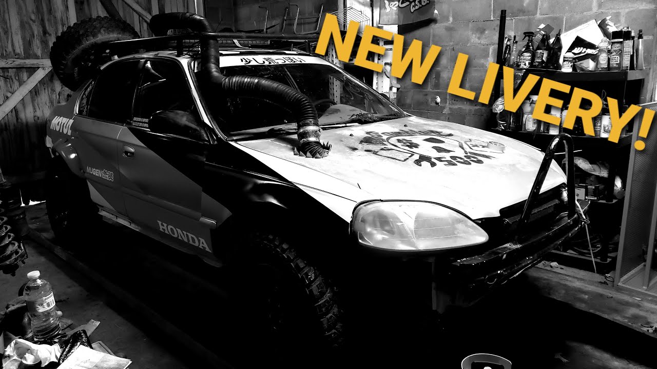LIFTED CIVIC 2021 LIVERY! - YouTube