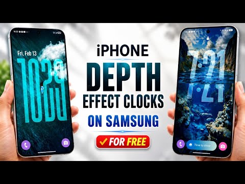🔥 Enable Depth Effect Clock on Samsung Lock Screen | FREEE