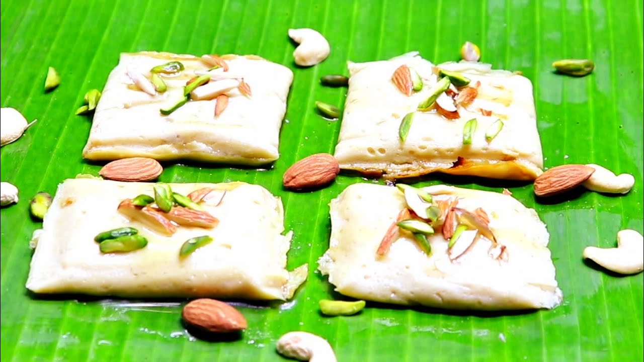 Nolen Gurer Sandesh/নলেন গুড়ের পাতুরি সন্দেশ/Dates Palm Jaggery ...