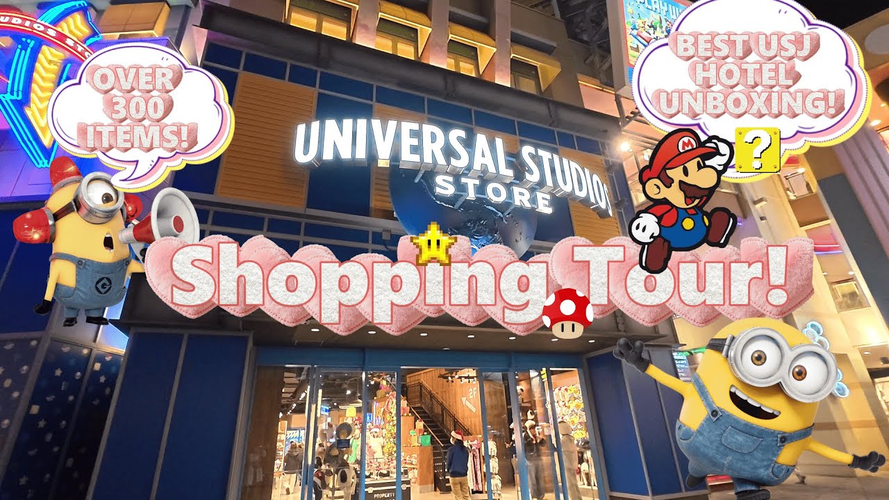 Universal Studios Japan Store & CityWalk Tour 🇯🇵 | New USJ Merch + Best ...
