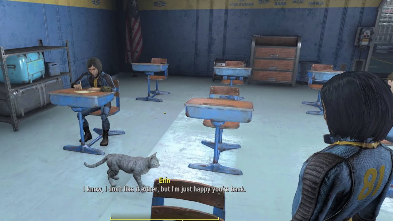 Audrey and R4-04 on recovering Erin's Cat + Heather at Vault 81 ...