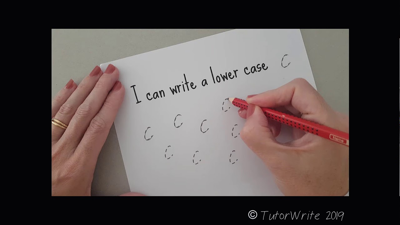 Handwriting- Lower Case c - YouTube