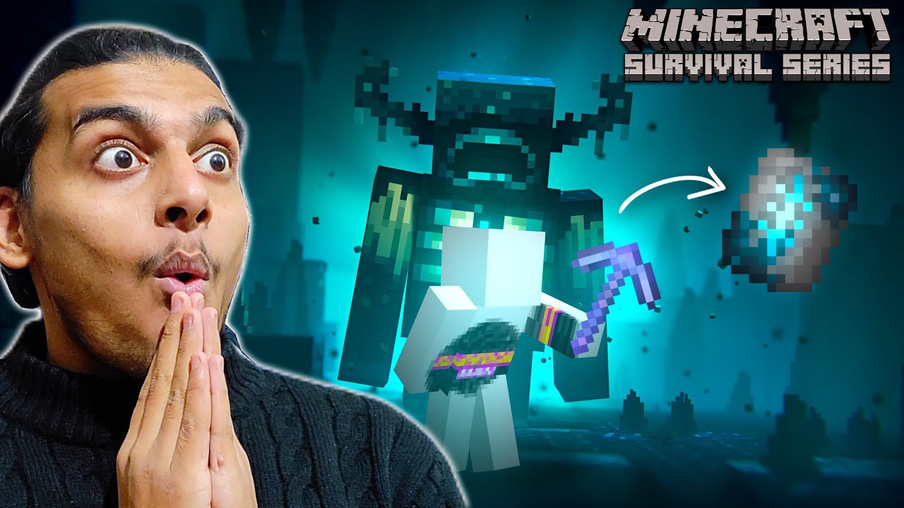FINDING THE RAREST ARMOR TRIM IN MINECRAFT [Minecraft Pe Survival Ep-9 ...