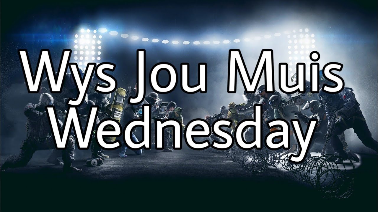 Wys Jou Muis Wednesday - South African Streamer - YouTube