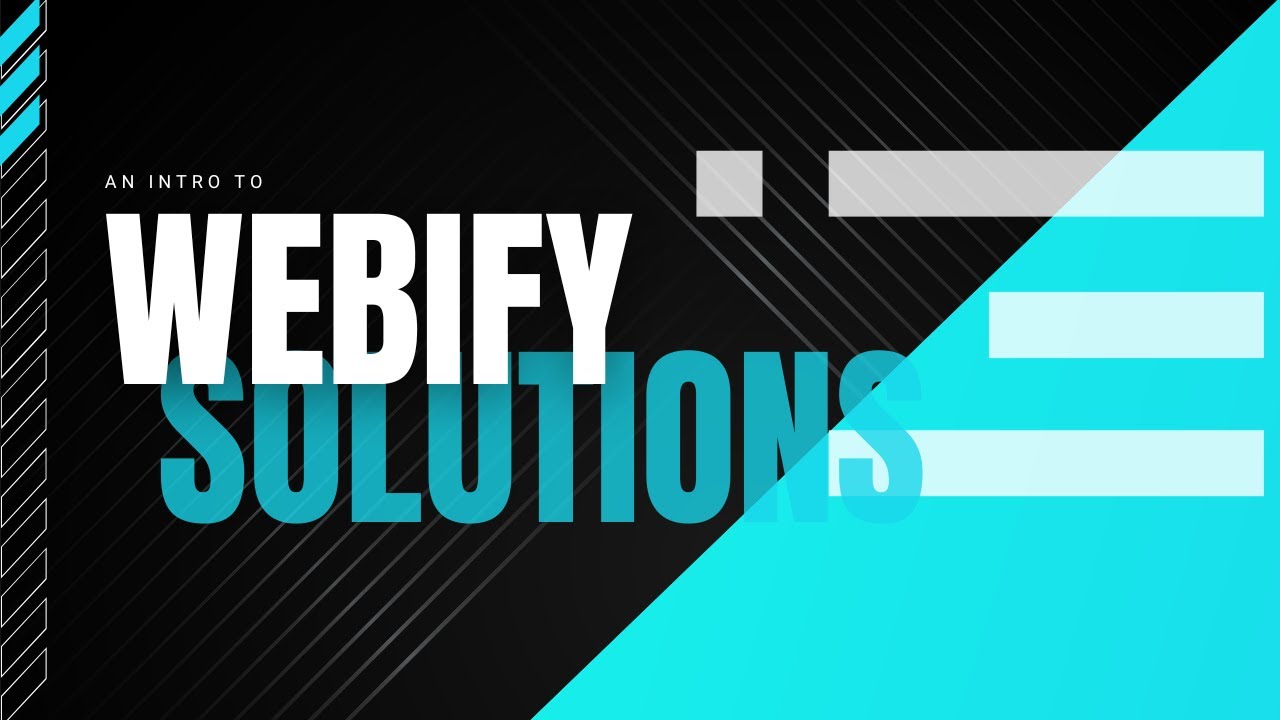 Webify Solutions | Web Design Agency | Promo - YouTube