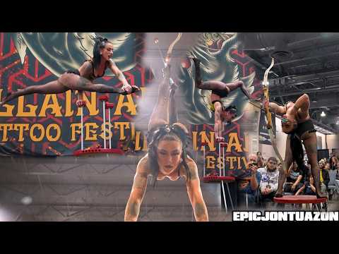 Camille Zamboni, Kontorsionistin und Bogenschützin | Philadelphia Tattoo Festival 2026 | EPICJONT...