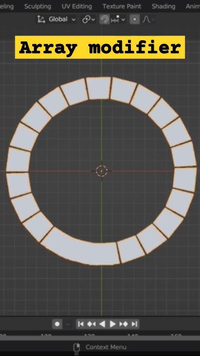 Array modifier in blender - YouTube